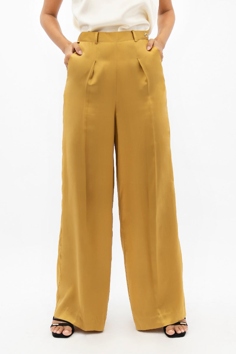 Branson - Wide Leg Pants - Mimosa – Verte Mode